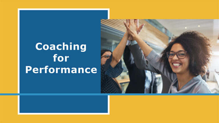 Event: Coaching for Performance – Servistar Consulting
